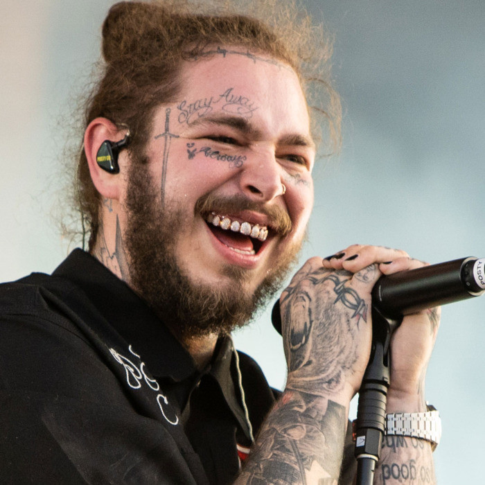 Rapper nổi tiếng Post Malone và những hình xăm đặc trưng trên khuôn mặt ...